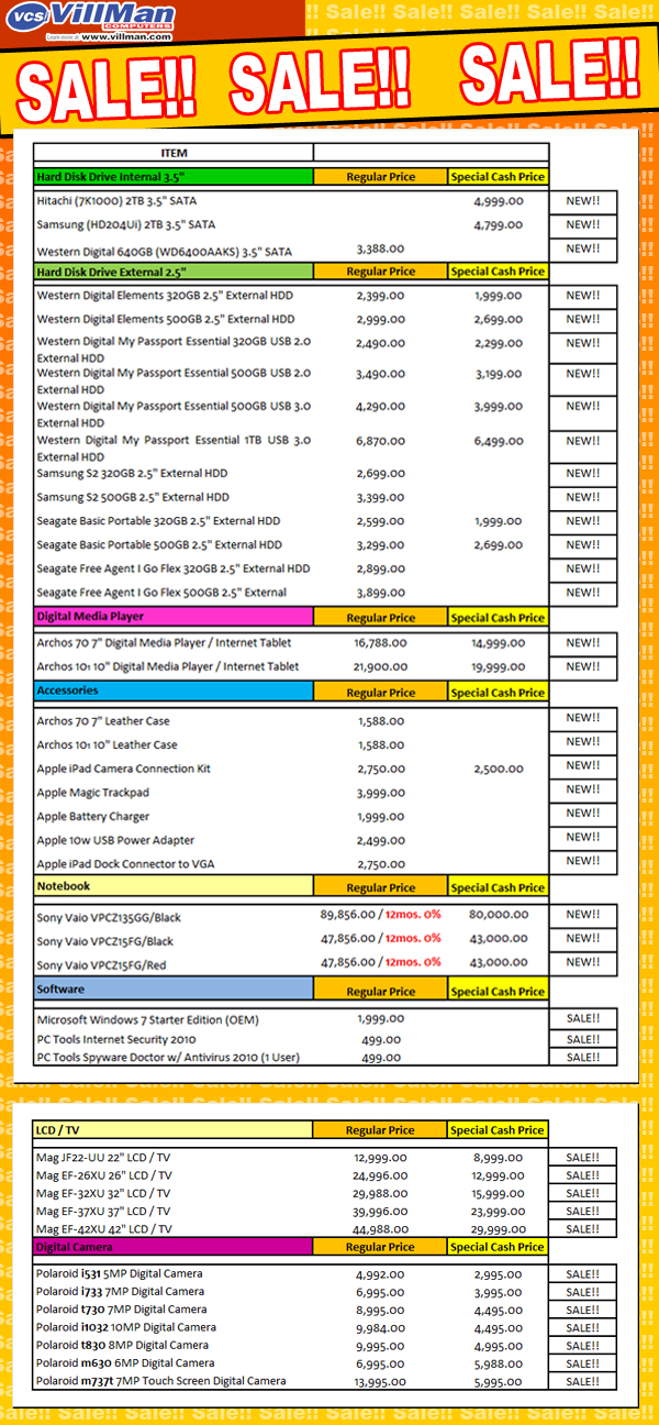 VCSi Sale | VillMan Computers